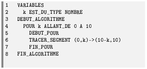 Exercice Algorithme Boucle Pour Variable Locale Seconde