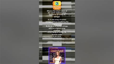 Ruby What Is The Return Value Of The Sort Method When Applied To An Array Of Strings Youtube