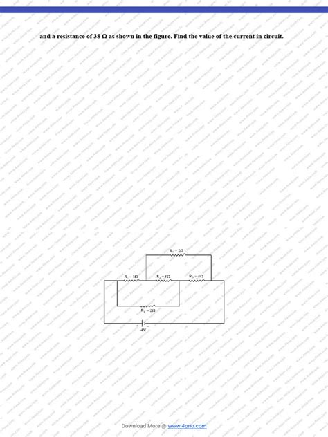 Electrical Circuit Analysis Questions Pdf Electrical Resistivity