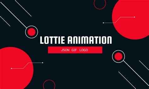create lottie json animation for web and app by freelancerohit