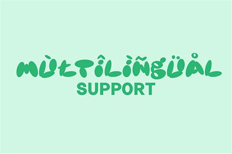 Multilingual Support Glyphs Behance
