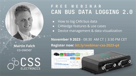 Css Electronics On Linkedin Can Bus Data Logging 20 Free Webinar 2023