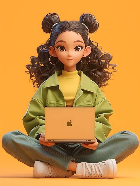 Girl With D Laptop Pictures