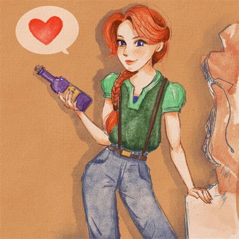 Leah Fanart Crop Top Or Not R Stardewvalley