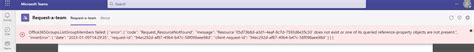 office365groups list group members failed · issue 386 · officedev