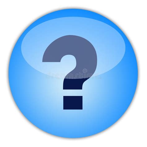 Question Mark Button Icon Symbol Illustration Stock Illustration Illustration Of Icon