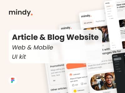 A Blog Website With A UI Kit Upwork