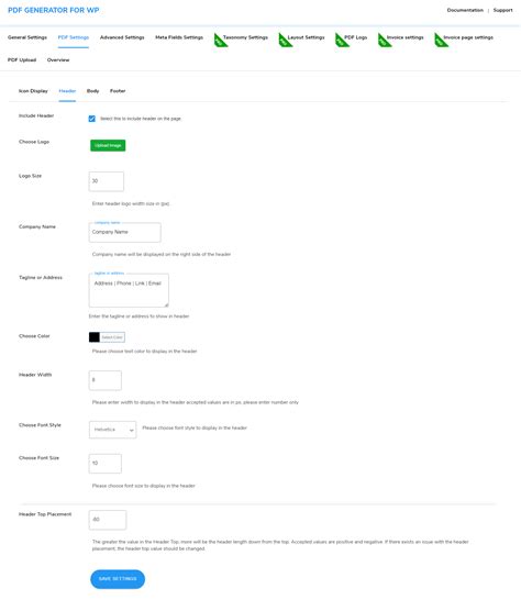 PDF Generator For WordPress Documentation WP Swings