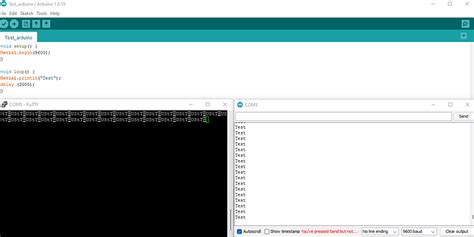 arduino to putty not working programming arduino forum