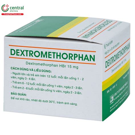 Thuốc Dextromethorphan 15mg Dược Phẩm 32 Làm Dịu Các Cơn Ho Khan