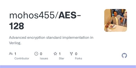 Github Mohos455aes 128 Advanced Encryption Standard Implementation In Verilog