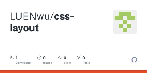 GitHub LUENwu Css Layout