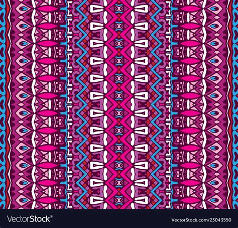 Striped Abstract Geometric Seamless Pattern Vector Image