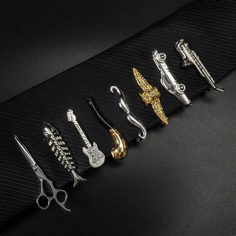 Mens Copper Tie Clip Bar Necktie Pin Clasp J0123 Tie Pins For Men