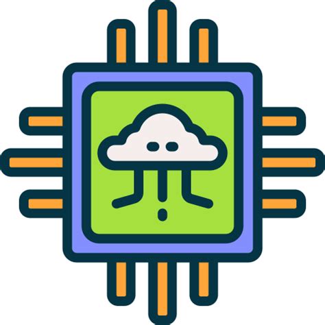 Cpu Cloud Processor Database Network Icon Download On Iconfinder