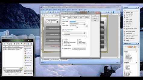 Controlling Objects In Alpha Software With Xbasic Code Youtube