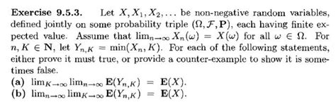solved exercise 9 5 3 let x x1 x2 … be non negative random