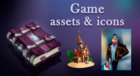 create 2d game assets props assets icons for your project by