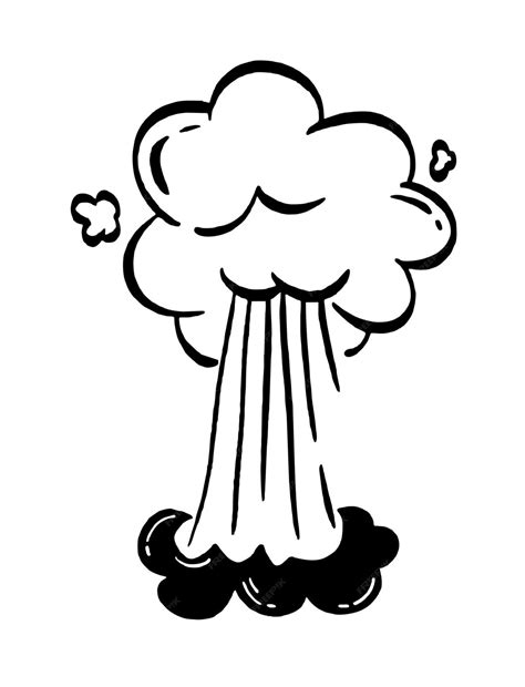 Premium Vector Illustration Of Explosion And Smoke For Comics Retro