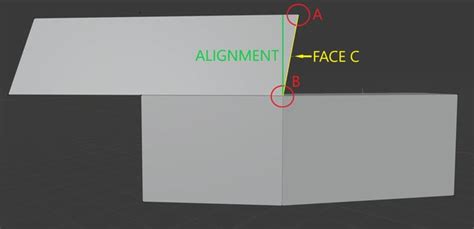 Modeling Aligning Two Vertices Along Edge Blender Stack Exchange