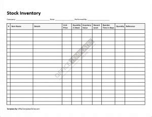 20 Free Inventory Templates Checklists For MS Word
