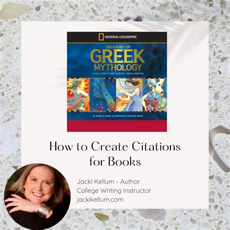 How To Create A Citation For A Book Jacki Kellum