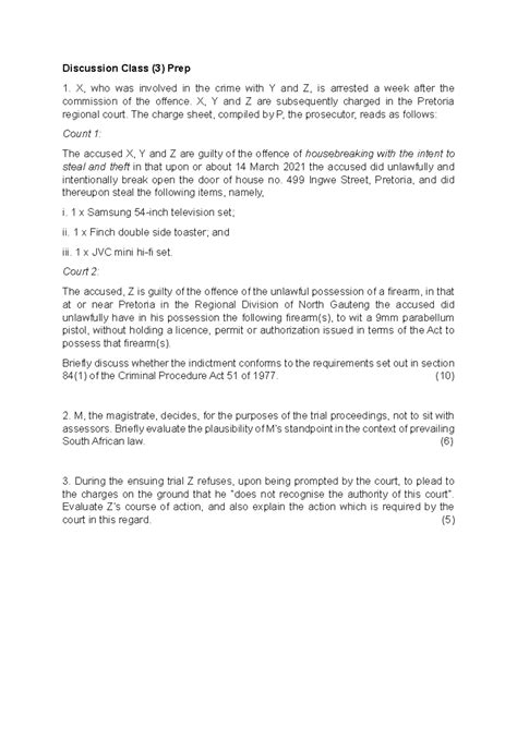 Discussion Class Prep3 Discussion Class 3 Prep X Who Was