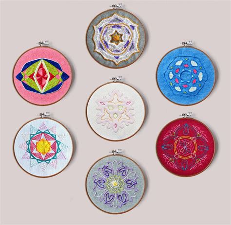 Mandala Contemporary Embroidery Patterns Embroidery Inspiration