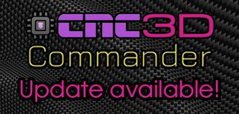 Cnc3d Commander Update Available Cnc3d Gold Coast Qld Australia