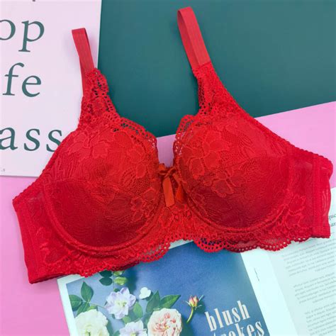 Mybra Women Bra With Wired Steel Ring Cup Floral Lace Bra Full Cup Thin