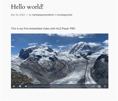 Hls Player Pro Aws Cloudfront Kinesis Hls Videojs Player For Wordpress