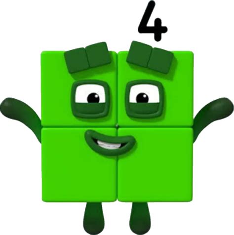 Numberblocks Four By Nicole 2009 On Deviantart