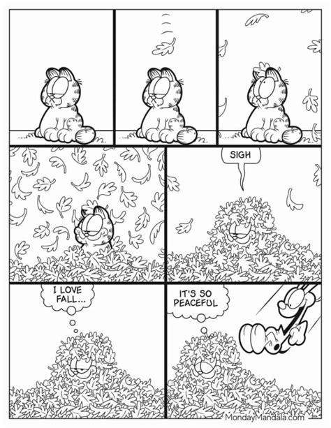24 Garfield Coloring Pages Free Pdf Printables