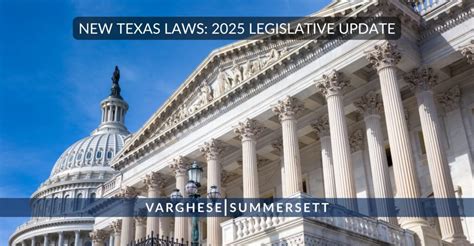 New Texas Laws 2025 Legislative Update 89th Legislature