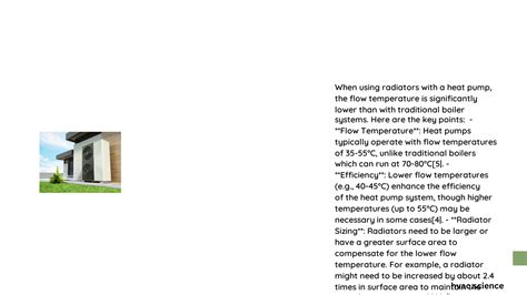 Heat Pump Radiator Flow Temperature Comprehensive Guide To Optimal Performance Hvac Science