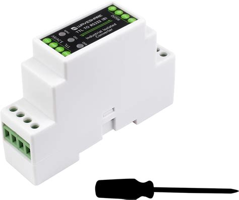 galvanic isolated rail mount ttl to rs232 converter ttl serial adapter