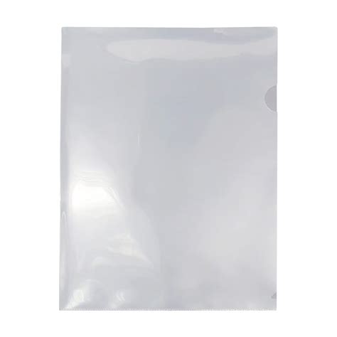 Single Folder A4L Type Folder 14C Transparent L Shaped Folder Clear Document Folder Copy
