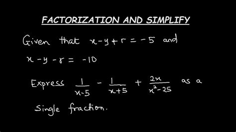 Can You Pause The Video And Try This Factorization Question Mathematics Factorization