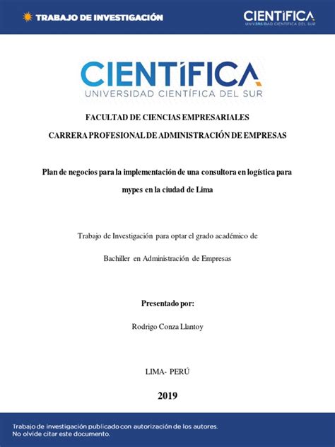 Tesis Pdf Presupuesto Pequeñas Y Medianas Empresas