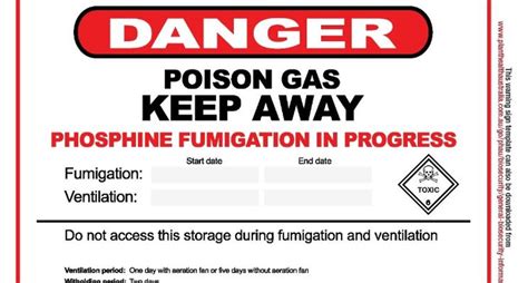 Fumigation Of Grains Inside Steel Silos