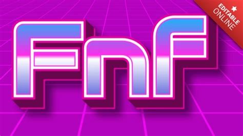 Fnf Videogame Text Effect Generator