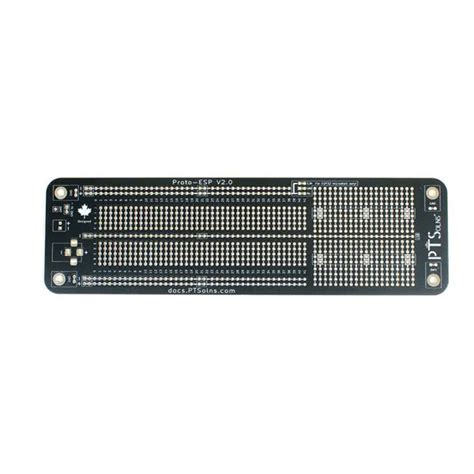 Ptsolns Proto Esp Prototyping Solderable Breadboard For Esp32 Esp8266 Robotshop