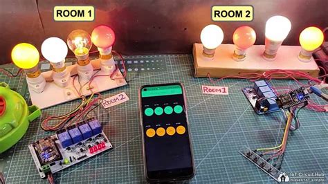Multiple Nodemcu Esp8266 Blynk Smart Home Iotcircuithub Esp8266