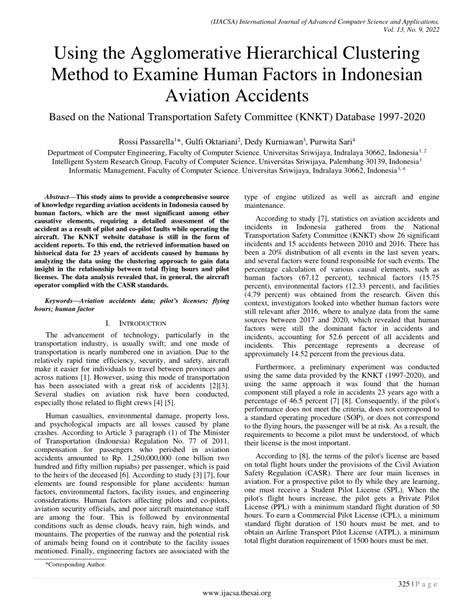Pdf Using The Agglomerative Hierarchical Clustering Method To Examine Human Factors In