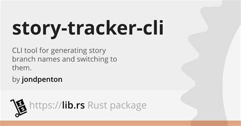 story tracker cli — command line utility in rust lib rs