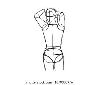 Nude Study Stock Vectors Images Vector Art Shutterstock