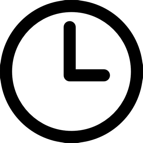 Часы иконка Basic Rounded Lineal Freepik