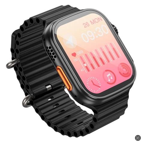ᐉ Смарт-часы с функцией звонка Hoco Smart Watch Y12 ULTRA Черный ...