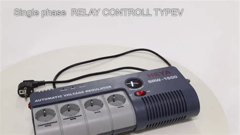 Srw Home 1500va Voltage Regulator Portable Socket Relay Type Single