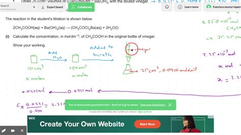 Ocr A Level Chemistry Titration Calculations Questions At Thomas Ogle Blog